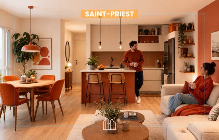 Maison 2 pièces à Saint-Priest, Centre-ville, à vendre