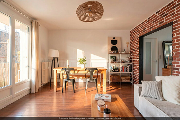 Appartement à vendre - Nantes, Eraudière, La Marrière, Rond-point de Paris - 3 pièces - 2 chambres