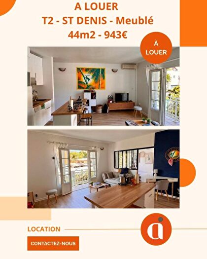 Saint-Denis : Appartement 2 pièces à louer