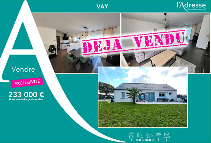 Maison à vendre - Vay - 5 pièces - 3 chambres