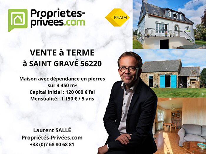 Maison à vendre - Saint-Gravé - 7 pièces - 4 chambres