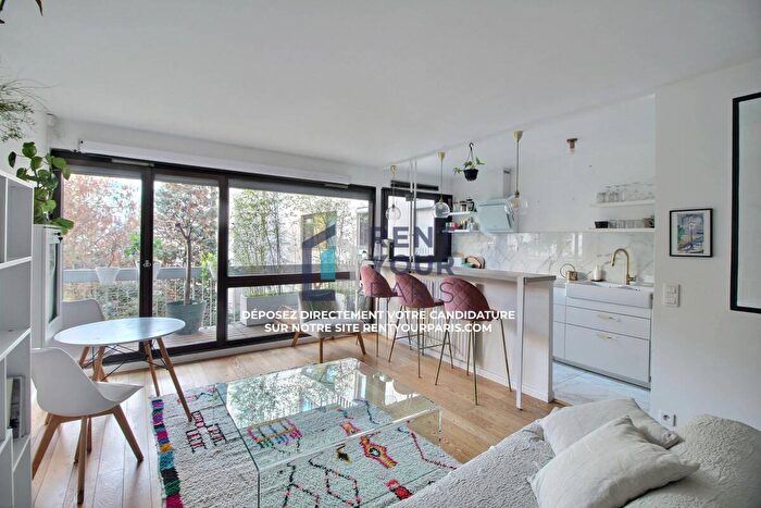 Danube-Porte des Lilas, Paris 19ème arrondissement : Appartement 2 pièces à louer