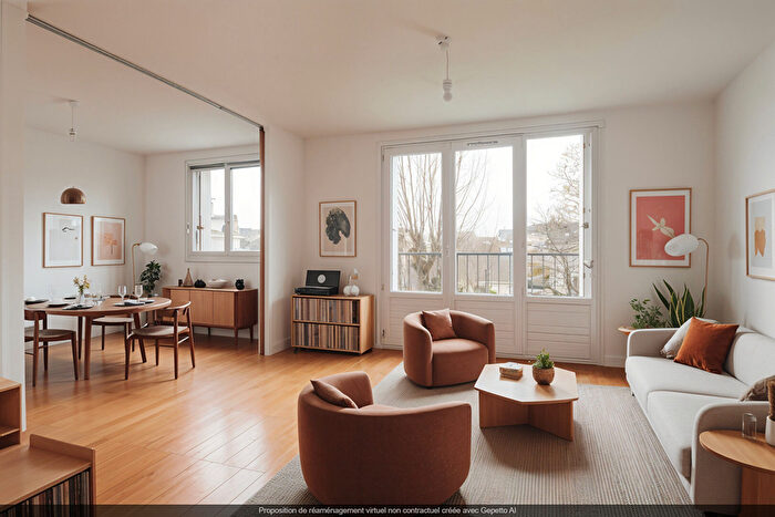 Appartement à vendre - Nantes, Saint-Clément, Jardin des plantes, Caserne Lamoricière - 3 pièces - 1 chambre