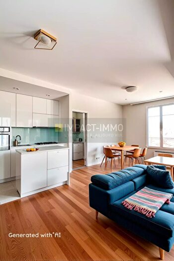 Appartement à vendre - Suresnes, Cité Jardins - 2 pièces - 1 chambre