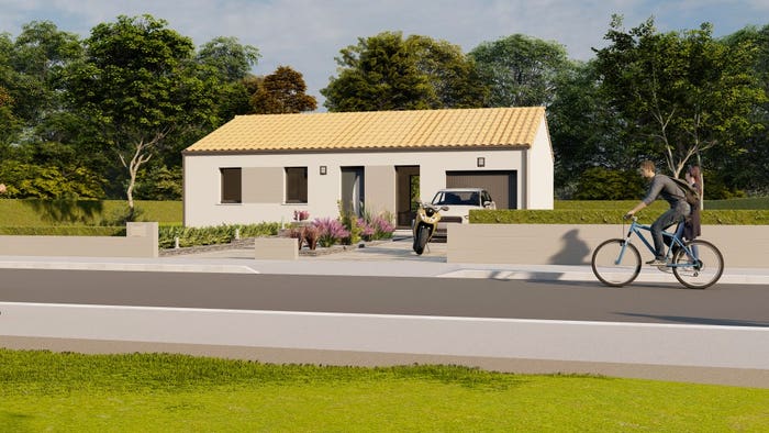 Bouguenais, Le Bourg : Maison 4 pièces à vendre