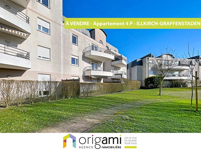 Appartement à vendre - Illkirch-Graffenstaden, Sud - 4 pièces - 3 chambres