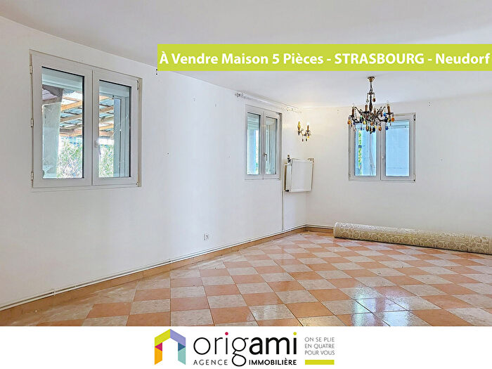Maison à vendre - Strasbourg, Musau, Port du Rhin - 5 pièces - 3 chambres