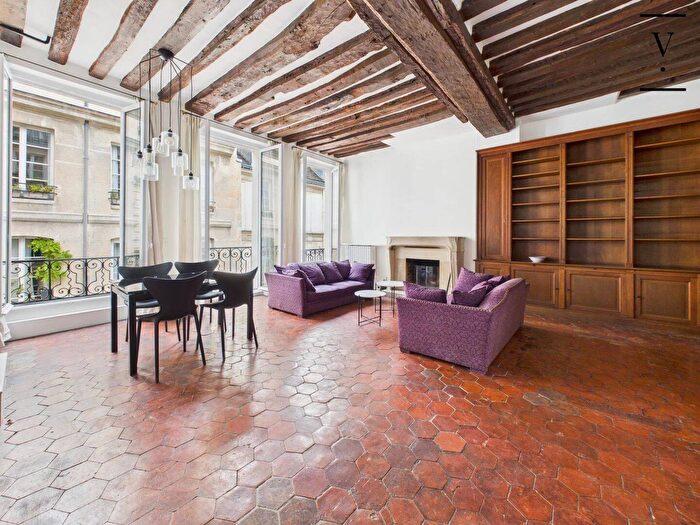 Seine et Berges, Paris 4ème arrondissement - Appartement 3 pièces à louer