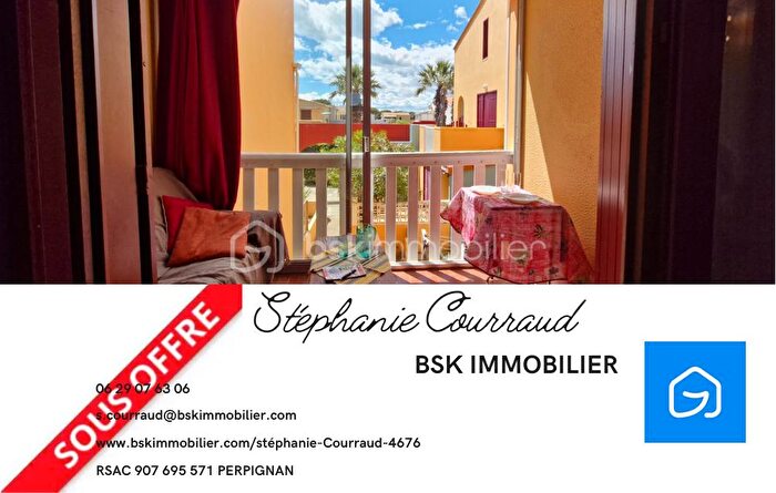 Le Barcarès, Grande Plage, Cap de Front, Parc des Dosses : Appartement 1 pièce à vendre