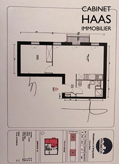 Appartement à louer - Ivry-sur-Seine, Monmousseau, Verollot - 2 pièces - 1 chambre