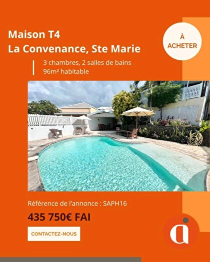Maison 4 pièces à vendre - Sainte-Marie