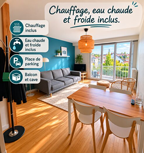 Nantes, Zola, Dervallières : Appartement 3 pièces à louer