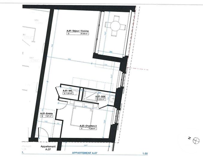 Appartement 2 pièces à Argancy, à vendre