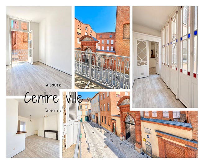 Appartement 3 pièces à louer à Centre Ville, Montauban