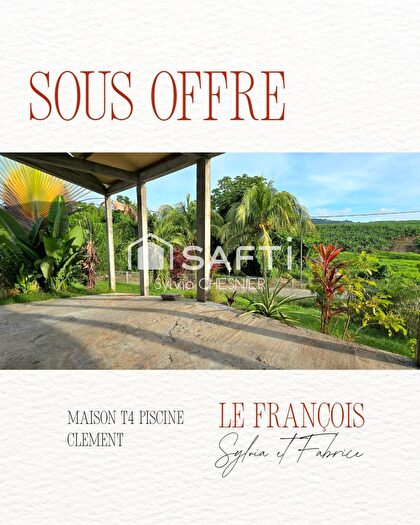 Le François - Maison 4 pièces à vendre