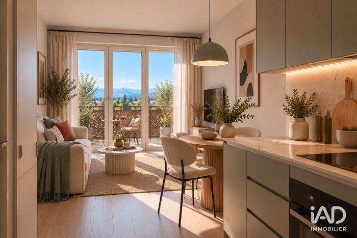 Albertville, Champ de Mars : Appartement 2 pièces à vendre
