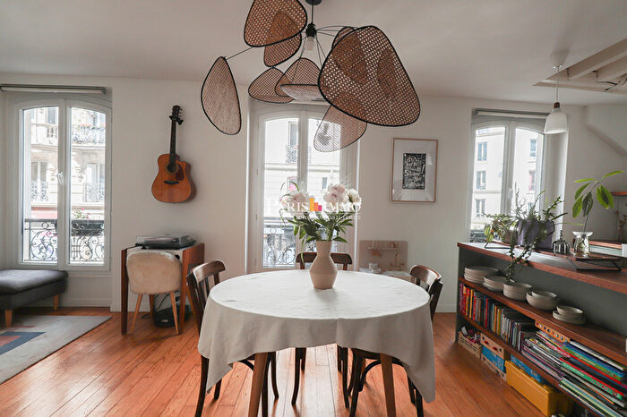 Paris 18ème, Jules Joffrin : Appartement 3 pièces à vendre