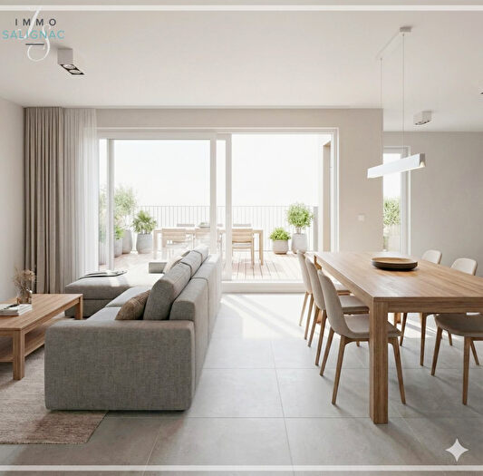 Appartement à vendre - Replonges - 2 pièces - 1 chambre