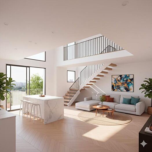 Appartement à vendre - Noisy-le-Grand, Centre-ville - 4 pièces - 3 chambres