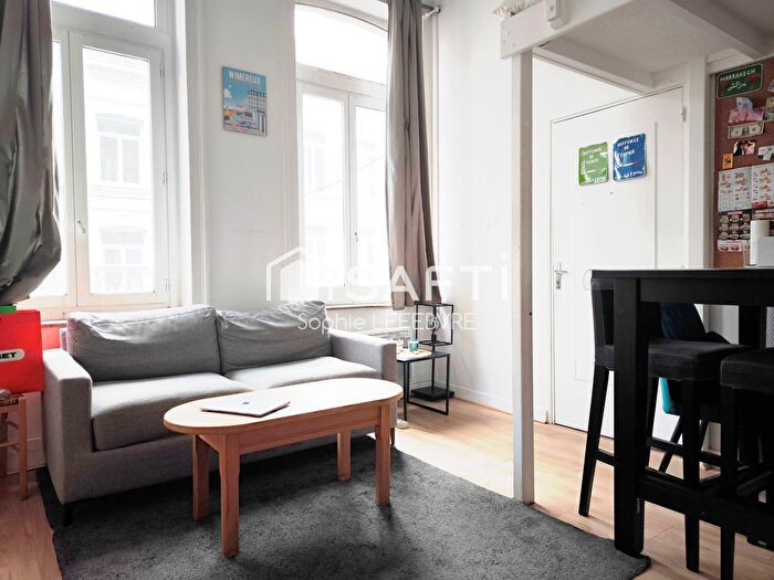 Lille, Wazemmes : Appartement 2 pièces à vendre