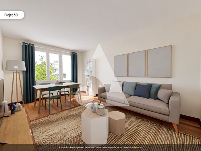 Appartement à vendre - Nantes, Monselet - 3 pièces - 2 chambres