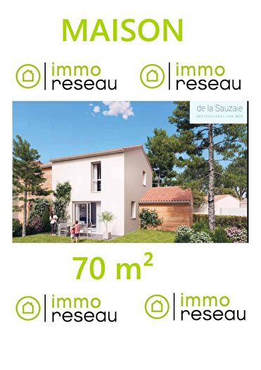 Maison à vendre - Bretignolles-sur-Mer - 3 pièces - 2 chambres
