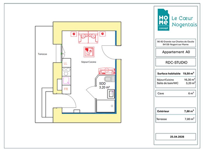Appartement 1 pièce à vendre - Nogent-sur-Marne, Nogent Village