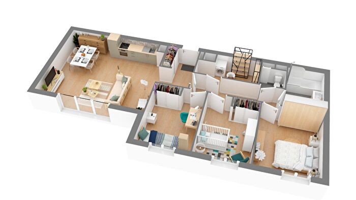 Appartement à louer - Brest, Centre-ville, Port - 4 pièces - 3 chambres