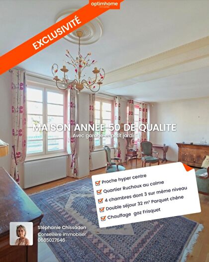 Maison à vendre - Limoges, Aurence, Corgnac, Cité universitaire, Beaublanc - 5 pièces - 4 chambres