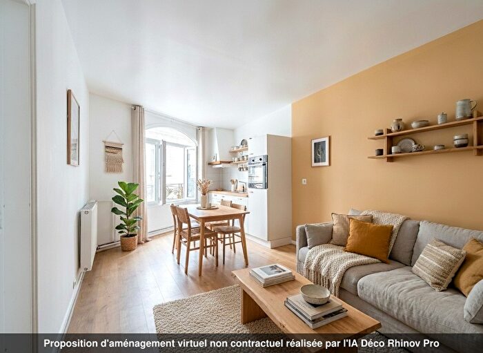 Paris 19ème, Danube : Appartement 2 pièces à vendre