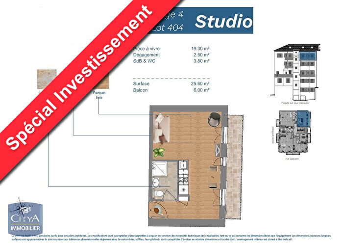 Appartement à vendre - Nice, Acropolis, République - 1 pièce