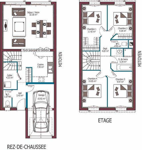 Maisons à vendre et appartements à louer - 3