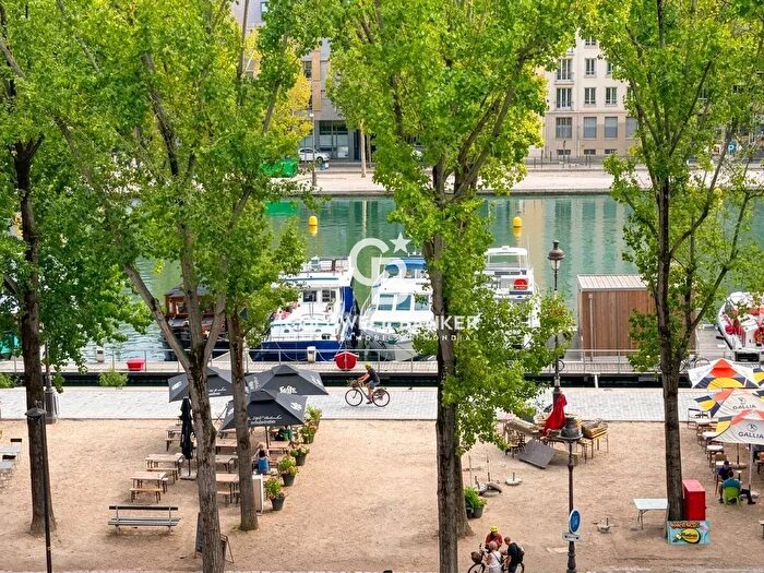 Appartement 2 pièces à Paris 19ème, Bassin de la Villette, à vendre