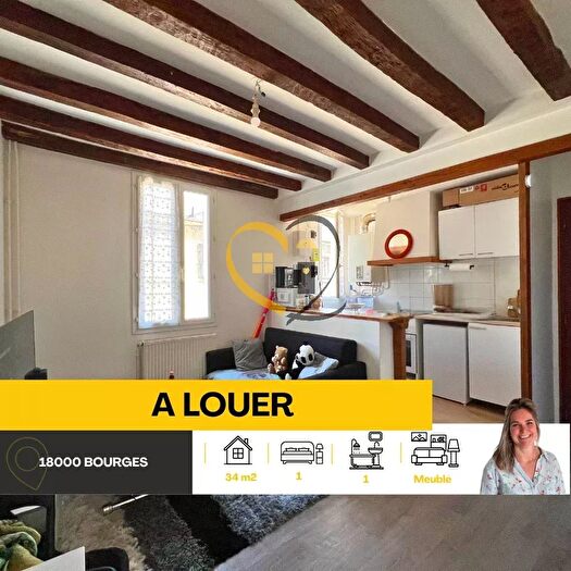 Appartement à louer - Bourges, Centre-ville, Charlet, Lahitolle, Pignoux, Sembat - 2 pièces - 1 chambre