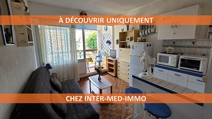 Appartement à vendre - Agde, Le Cap dAgde - 1 pièce