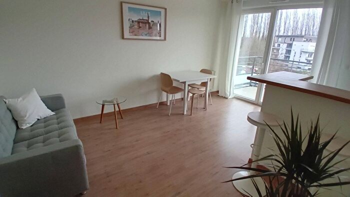 Appartement à louer - Marcq-en-Bar ul - 2 pièces - 1 chambre
