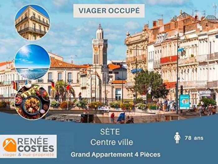 Appartement à vendre - Sète, Saint-Clair - 4 pièces - 3 chambres