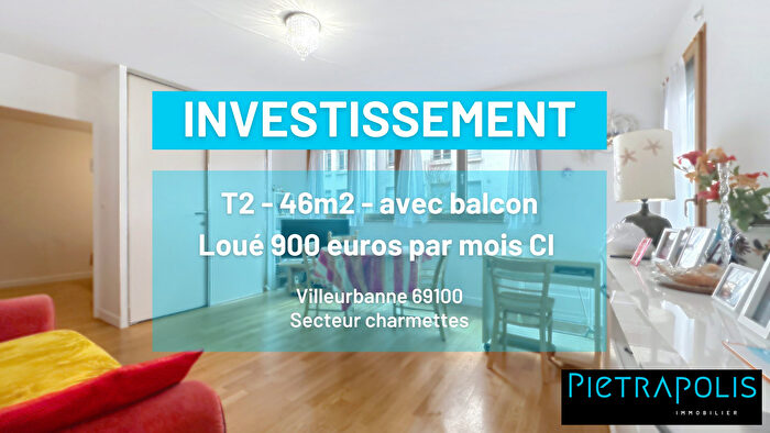 Appartement à vendre - Villeurbanne - 2 pièces - 1 chambre