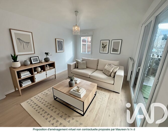 Appartement à louer - Carrières-sous-Poissy, Bords de Seine, Ile de la Dérivation - 2 pièces - 1 chambre