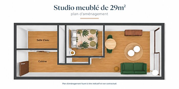 Appartement 1 pièce à Paris 15ème, Georges Brassens, à louer