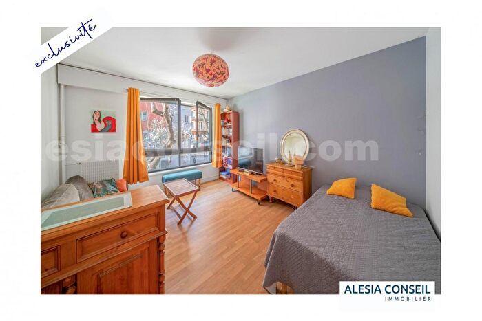 Appartement à vendre - Paris e , Jean Moulin, Porte dOrléans - 2 pièces - 1 chambre