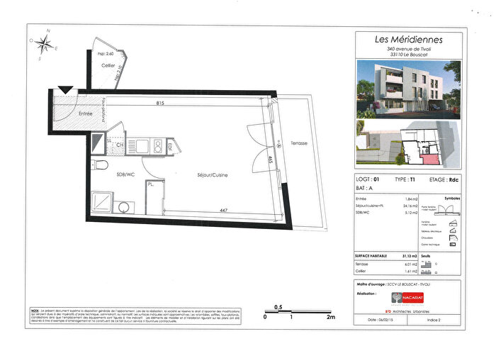 Appartement 1 pièce à louer à Le Bouscat, Ecus, Ausone