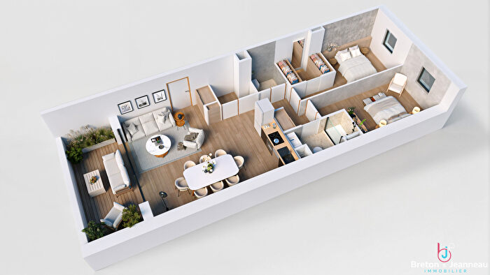 Appartement à vendre - Laval, Les Pommeraies - 3 pièces - 2 chambres