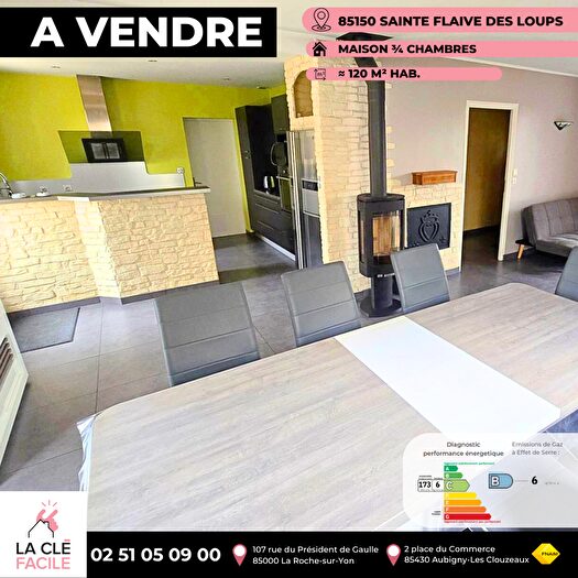 Maison à vendre - Sainte-Flaive-des-Loups - 5 pièces - 4 chambres