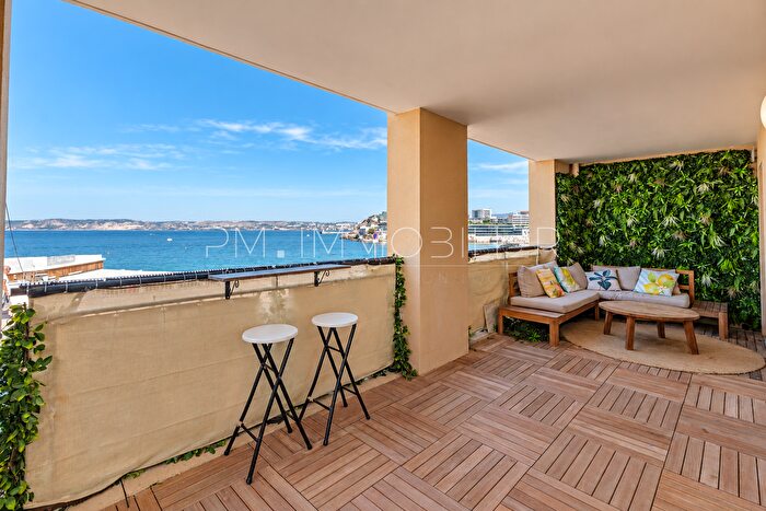 Appartement 4 pièces à vendre à Marseille 7ème, Catalans, Pharo