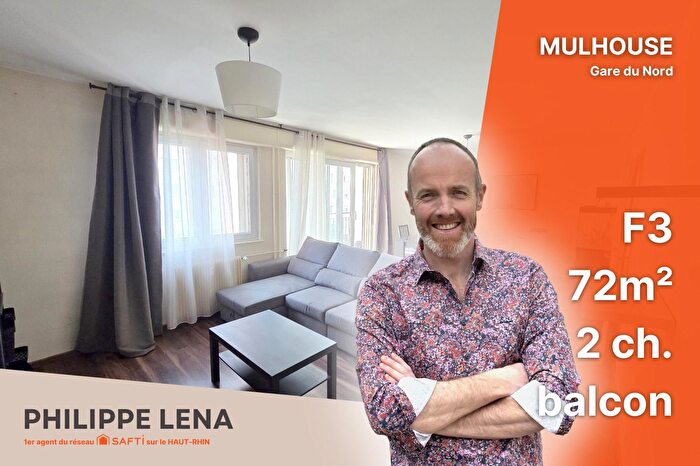 Appartement à vendre - Mulhouse, Brustlein - 3 pièces - 2 chambres