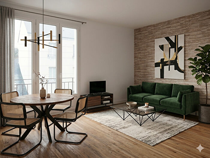 Appartement à vendre - Saint-Nazaire, Centre-ville, Ville-Port, Petit Maroc - 3 pièces - 2 chambres