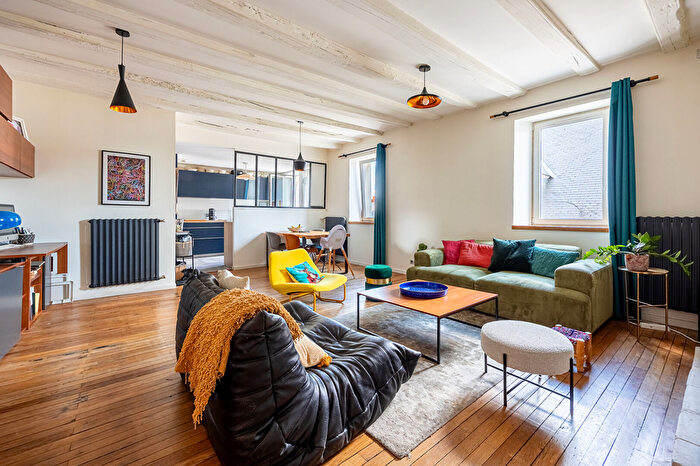 Appartement à vendre - Nantes, Centre-ville - 4 pièces - 3 chambres