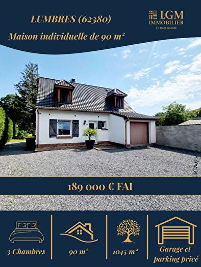 Maison 4 pièces à Lumbres, à vendre