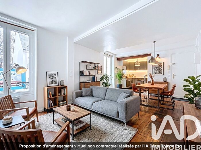 Appartement à vendre - Pontoise, Saint-Jean, Les Patis - 2 pièces - 1 chambre